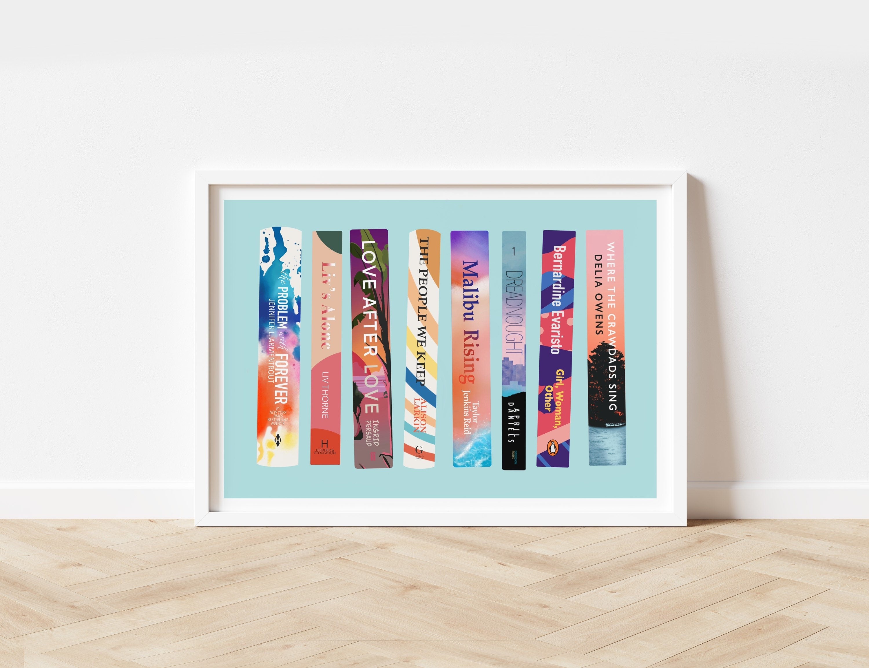 Book Print | Bookshelf Decor | Bookish Wall Art | Office Book Print ...